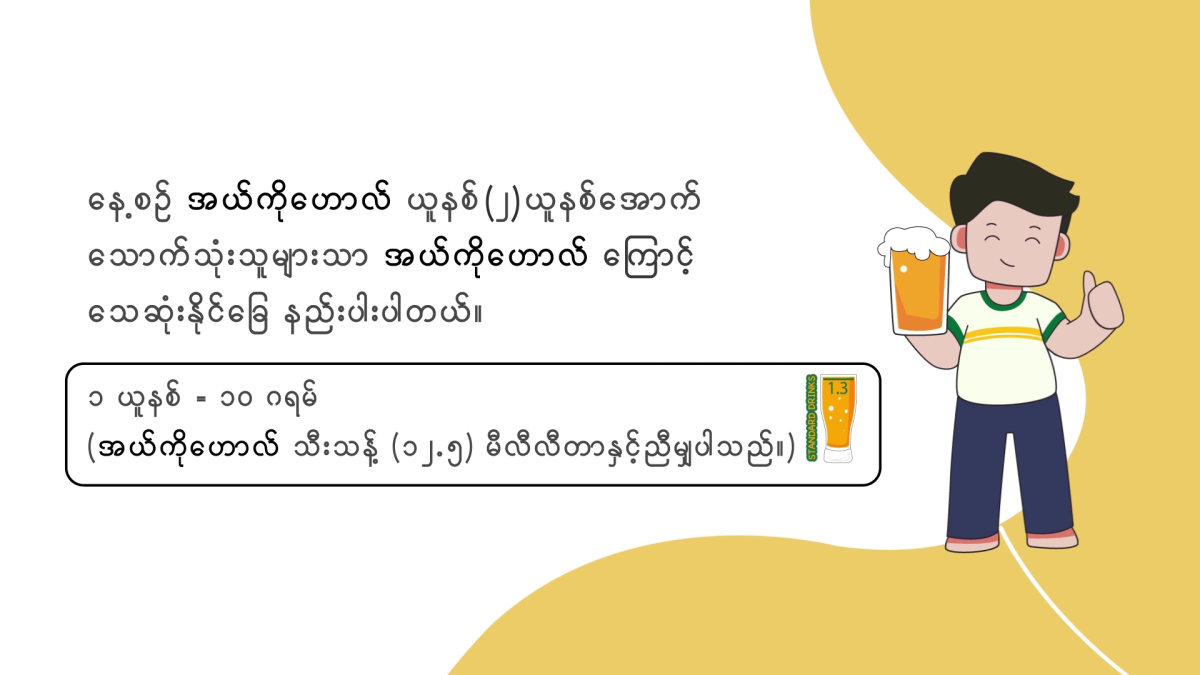 Welcome to Myanmar Beer