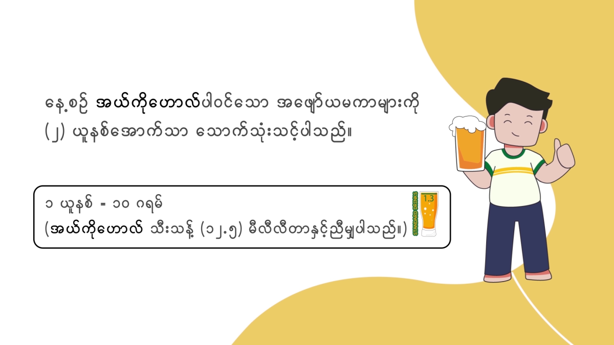 Welcome to Myanmar Beer